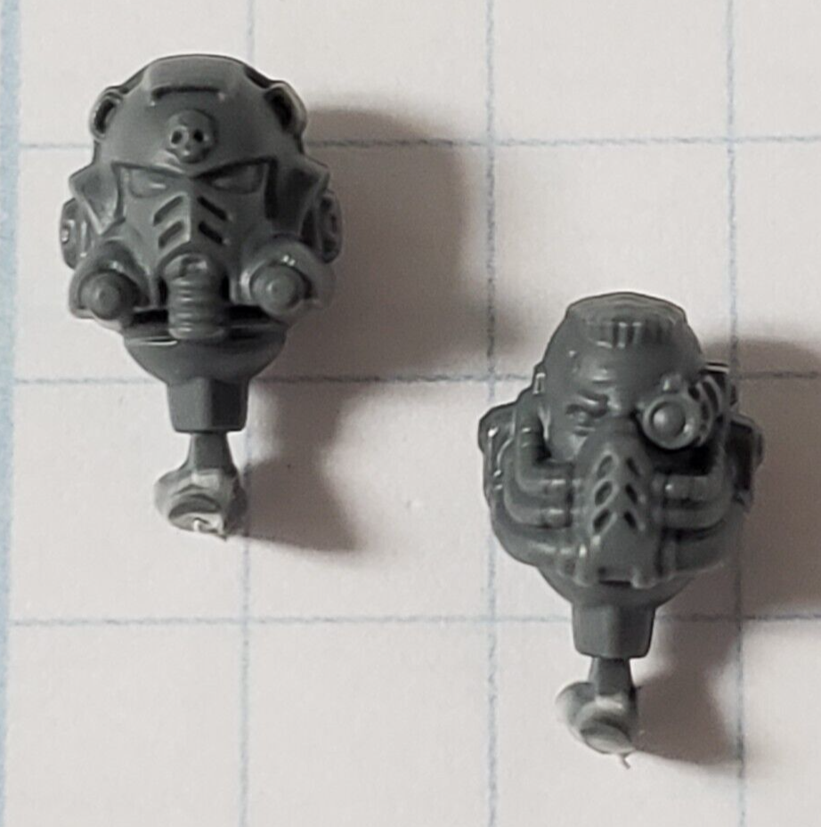 40k Space Marine Bits Aggressor Gravis Armor Sergeant Bare & Helmet ...