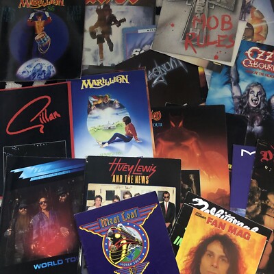 Various Official Rock Concert Programmes *Choose From List* - Discount ...