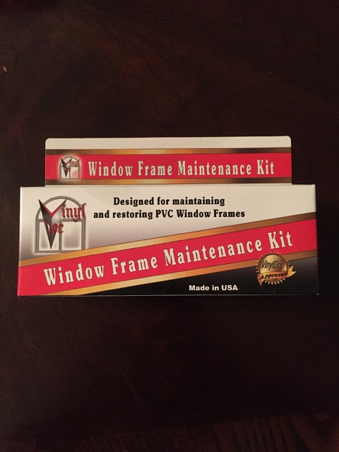 Vinyl Window Frame Maintenance Kit Repair Restore Scratch Remover PVC ...