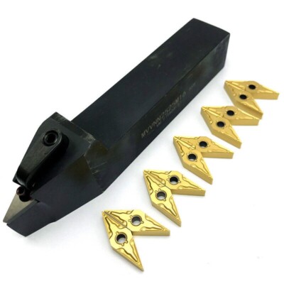 MVVNN 2525M16 25mm Lathe Neutral Turning Tool Holder +10Pcs VNMG331 ...