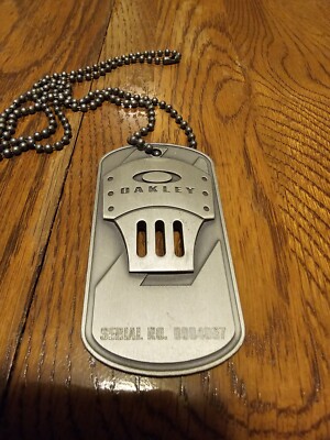 Authentic Oakley Employee Dog Tag #4067, #4075, #4063 New | eBay
