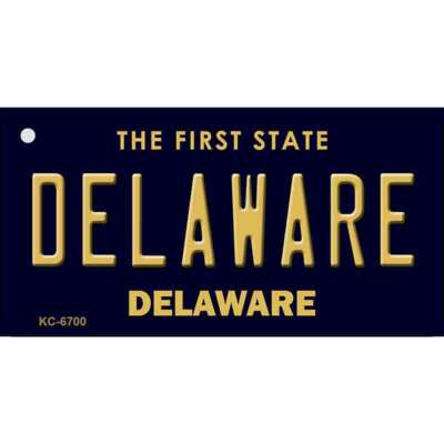Delaware State License Plate Tag Key Chain KC-6700 | eBay