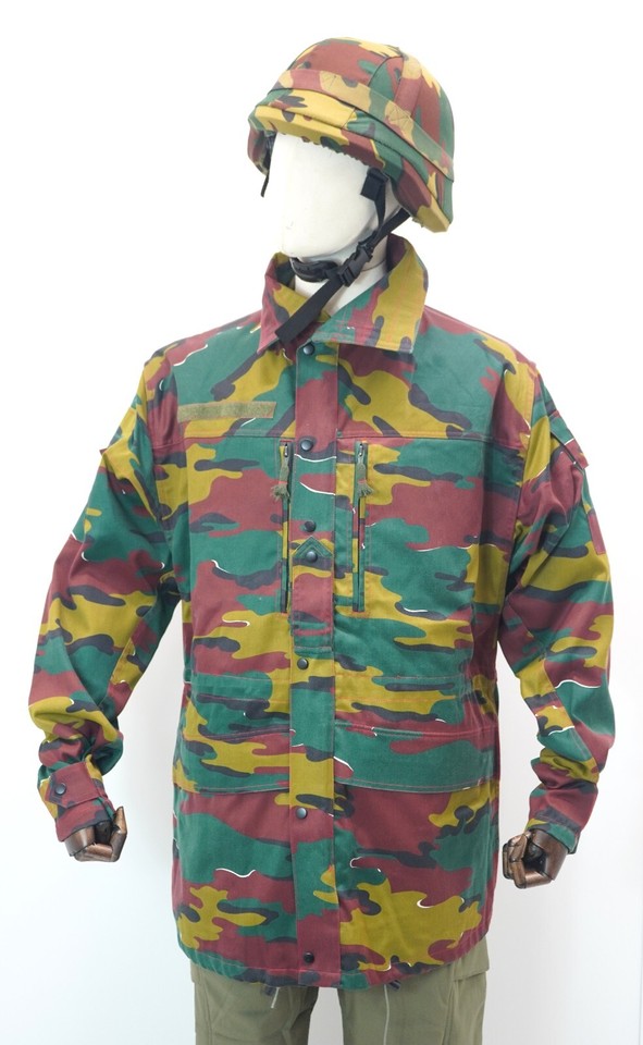 NEW Belgian Army M90 Jigsaw Camo Field Jacket Camouflage Military Coat ...