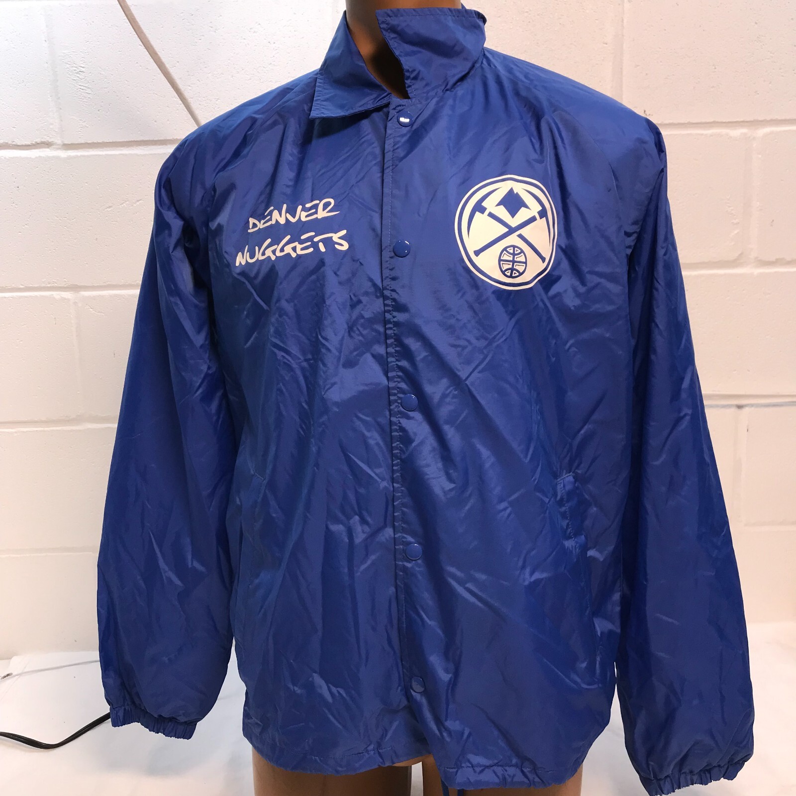 Denver Nuggets NBA Entertainment League Team SMALL JERZEES JACKET | eBay