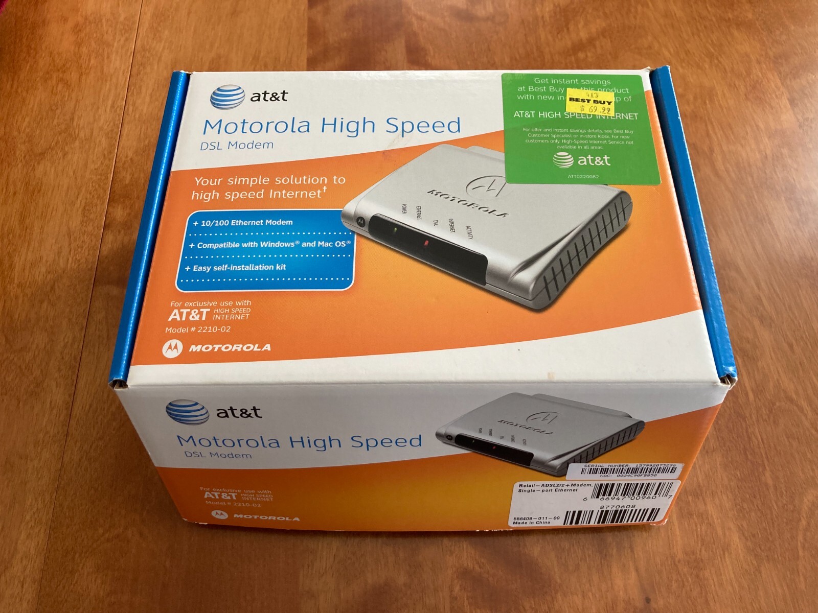 Motorola 2210-02 High Speed Internet DSL Modem | eBay