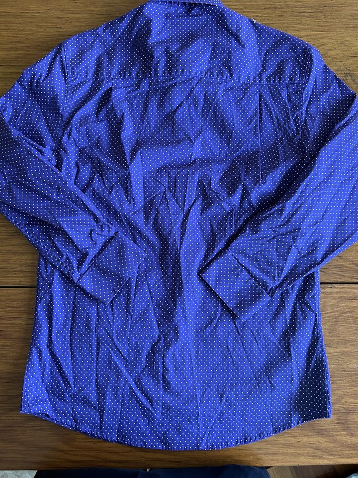 Nick Graham Everywhere Stretch Modern Fit Shirt 15.5-34/35 Polka Dot ...