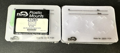 Flow Dental Clear Plastic X-Ray Mounts #2 Horizontal P2-H 23203 100/PK ...