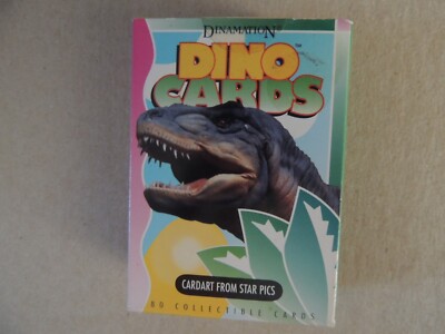 DINOSAURS DINO CARDS DINAMATION FACTORY SET OF 80 NON-SPORT TRADING ...