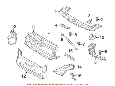 Genuine OEM Front Driver Left Brake Air Duct For BMW 51748057203 | eBay