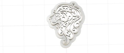 3D Printed Cookie Cutter Inspired by Filagree Lion | eBay