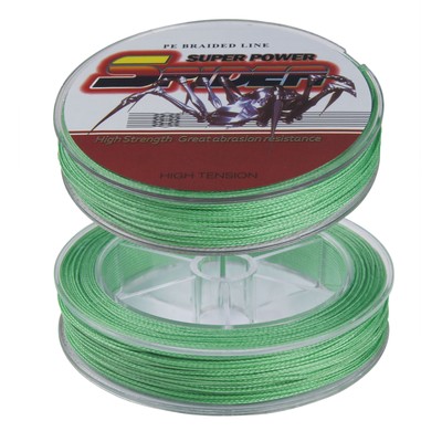 8 Strand Spider 50M/54yds 250LB-300LB Green PE Dynema Braided Fishing ...