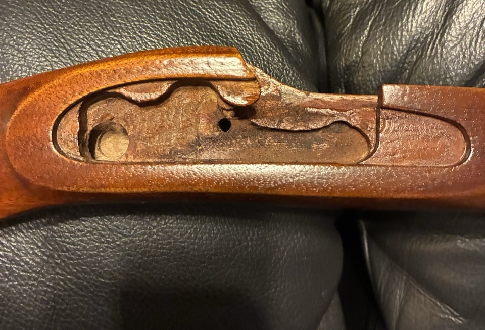 Thompson Center Hawken Black powder Rifle Stock. 15/16” Channel. | eBay