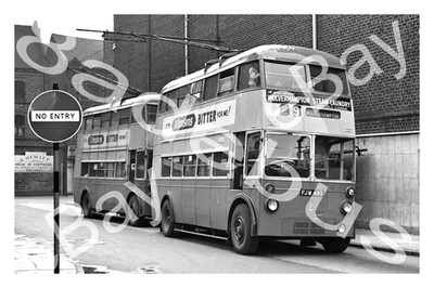 Bus Photograph WOLVERHAMPTON C.T. FJW 493 [493] '61 Trolleybus | eBay UK