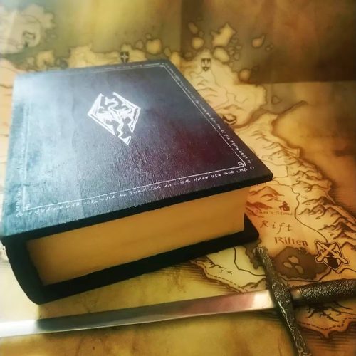 Dragonborn Book Box | Skyrim | Elder Scrolls | Geek Gift | Handmade ...