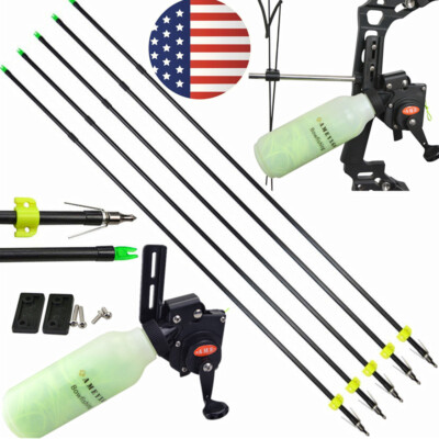 Archery Bow Fishing Arrows Spincast Reel Compound Bow Recurve ...