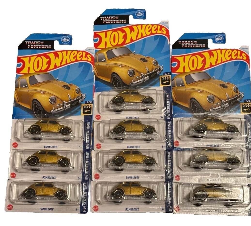 2024 Hot Wheels Bumblebee Gold Transformers Lot Of 10 | eBay