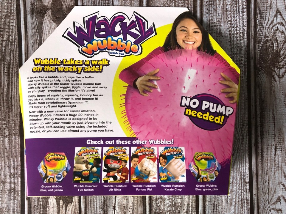 Wacky Wubble Bubble Ball Pink 42409807927| eBay