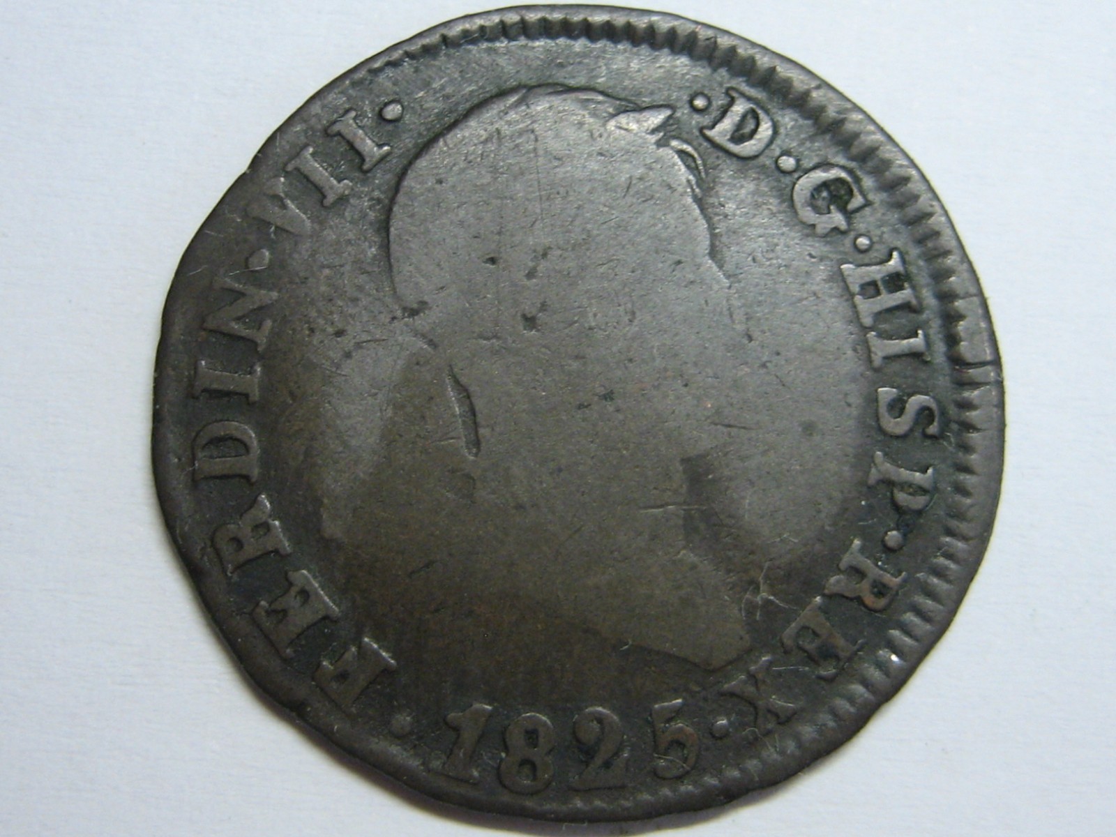 1825 FERDINAND VII 4 MARAVEDI SPAIN SPANISH COPPER COIN | eBay