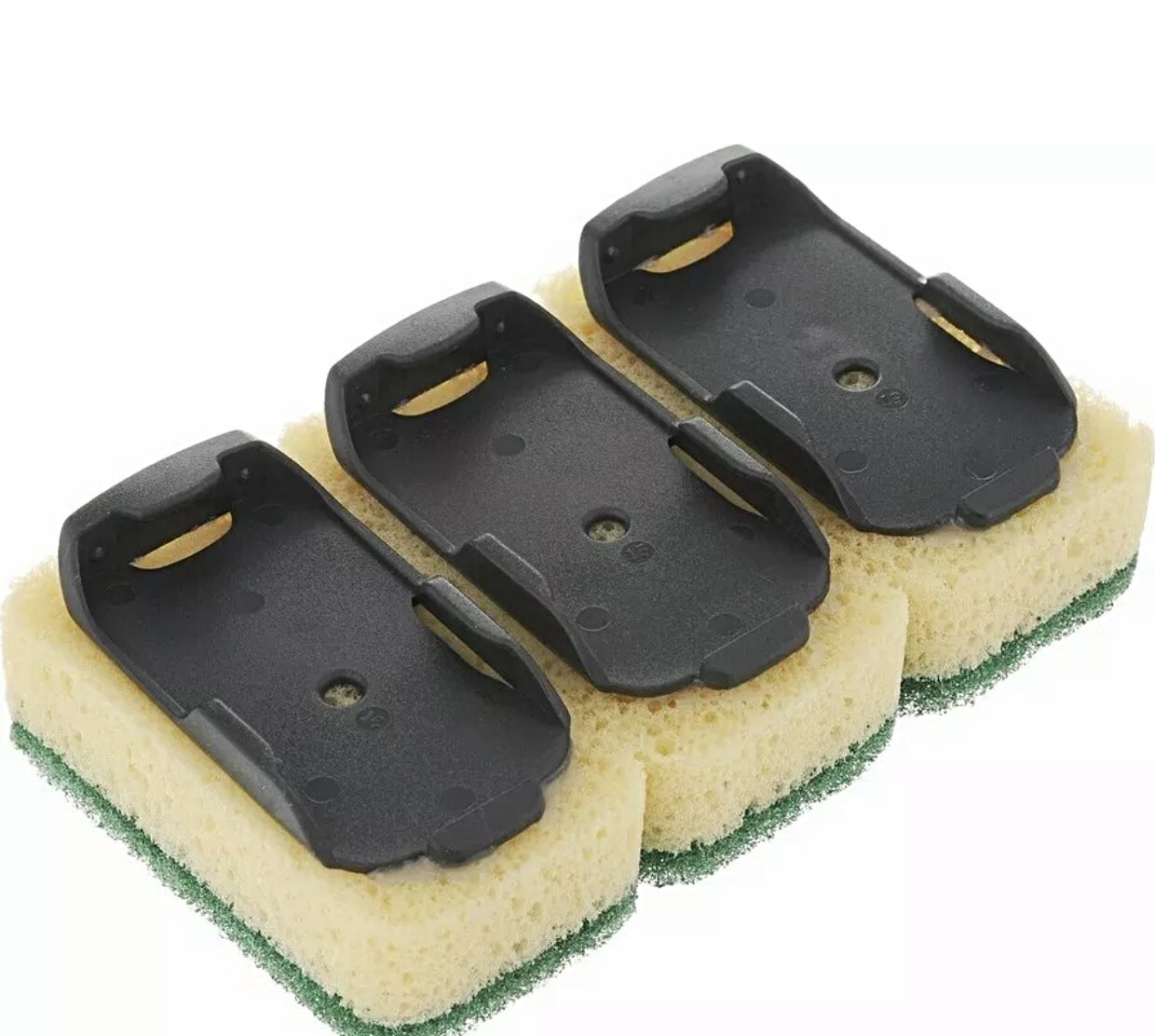 9 x DISHMATIC SPONGE REFILLS GENERAL PURPOSE GREEN SCOURER REPLACEMENT ...