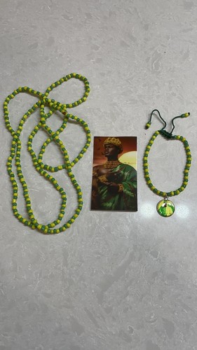 Orula Bracelet -Adjustable And Collar (Eleke)de Santeria Yoruba ...