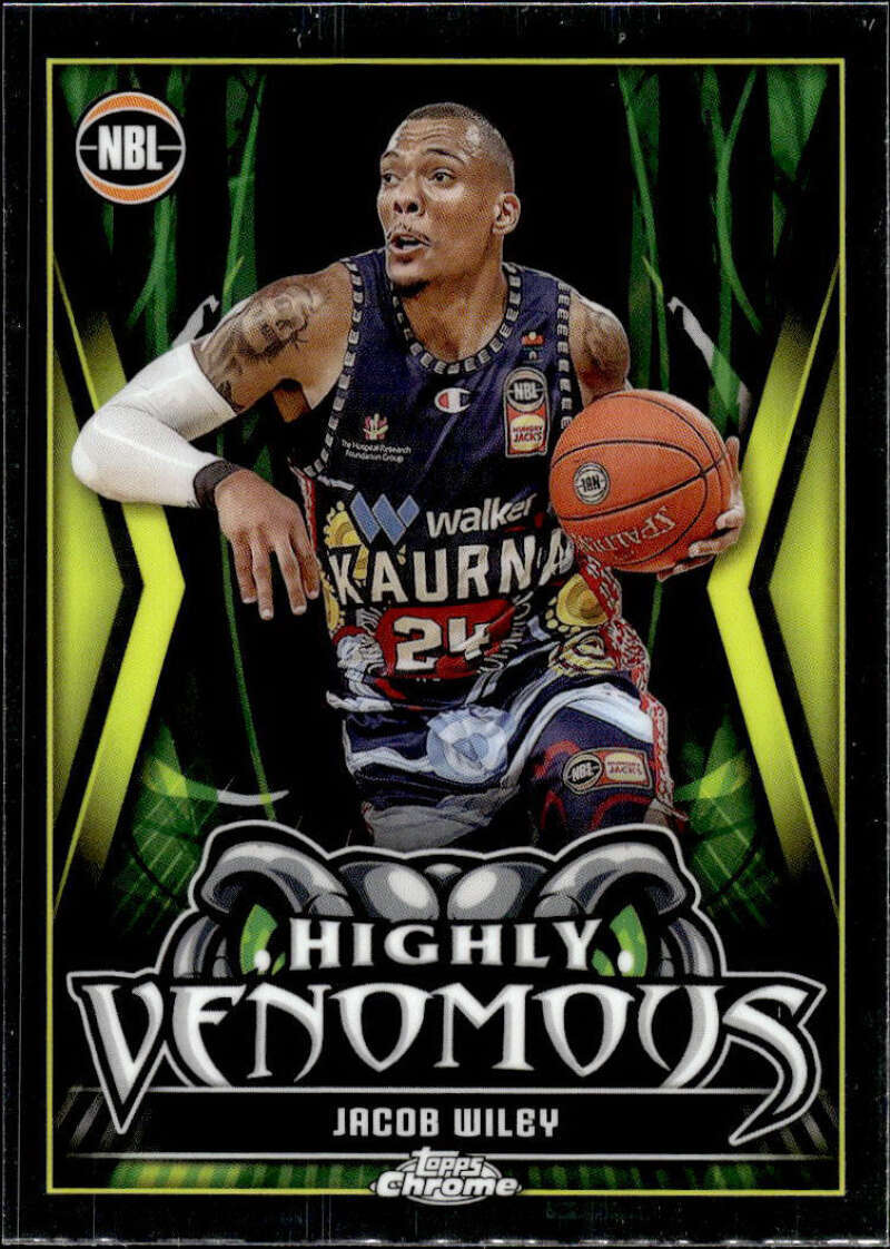JACOB WILEY 2023-24 Topps Chrome NBL Highly Venomous #HV-2 Basketball ...