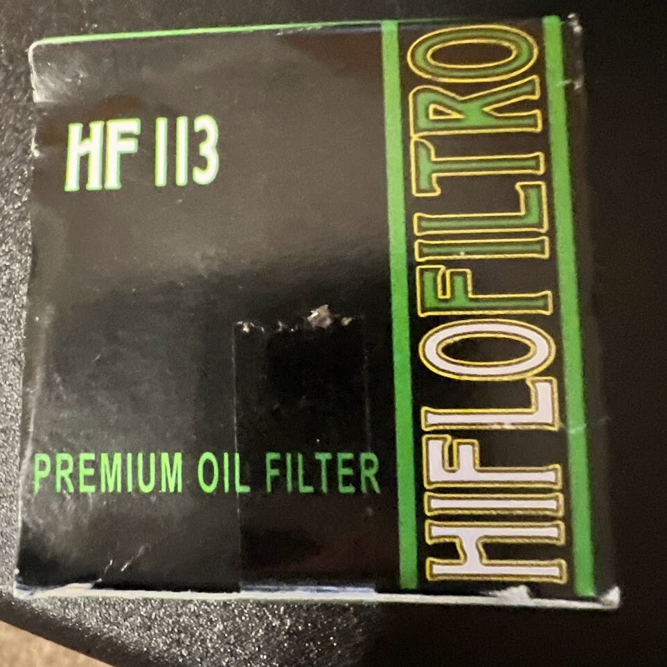 HIFLO FILTRO HF113 PREMIUM OIL FILTER/BRAND NEW | eBay