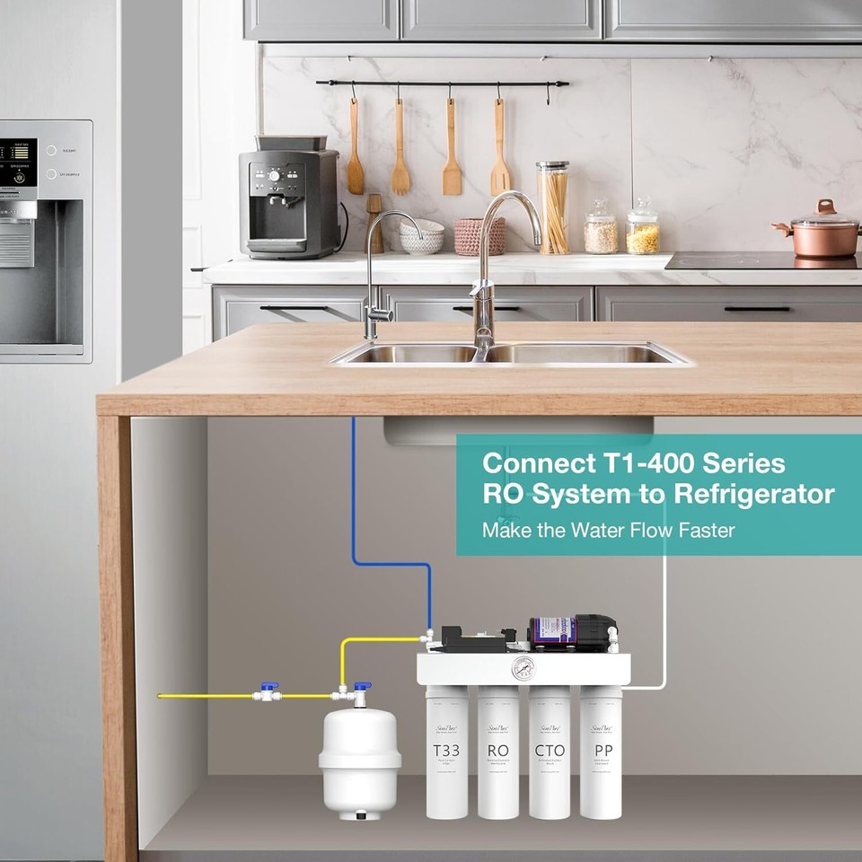 SimPure Water Pressure Tank for T1-400 Under Sink Reverse Osmosis ...