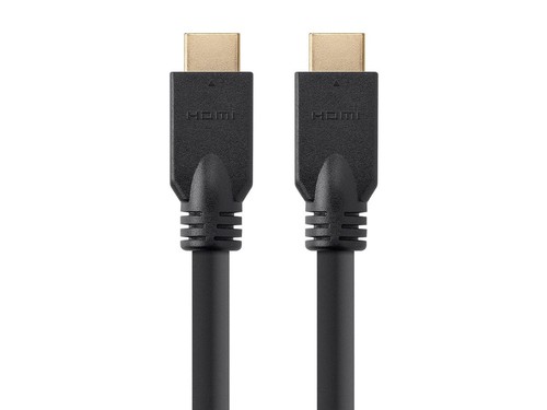 Monoprice High Speed HDMI Cable 25ft, Black, 4K @ 24Hz, 10.2Gbps, 24AWG ...