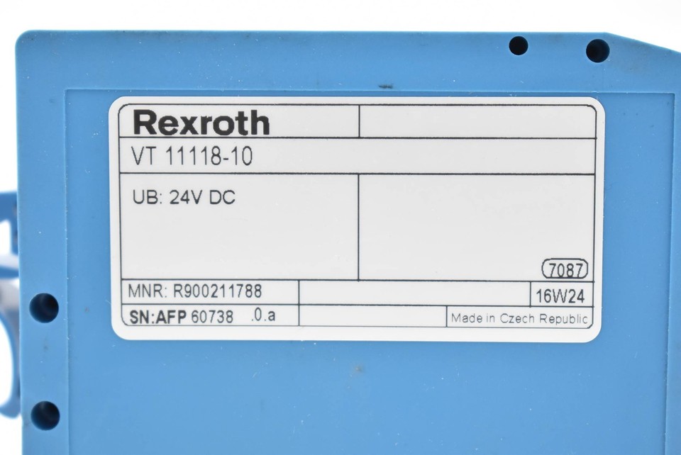 Rexroth Amplifier Module VT 11118-10 (VT11118-10) R900211788 | eBay