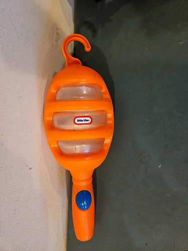 EXTREMELY RARE LITTLE TIKES ORANGE WORK DROP LIGHT | eBay