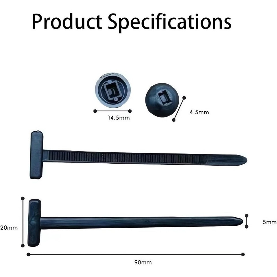50pcs，100pcs Nylon Universal Cable Tie Buckle Heavy Duty Self-Locking ...
