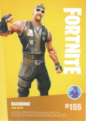 Fortnite Backbone Rare Outfit 155 Panini Sammelkarte Serie 1 Trading ...