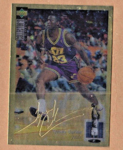 1994-95 Upper Deck Collector's Choice - Tyrone Corbin #138 Gold Foil ...