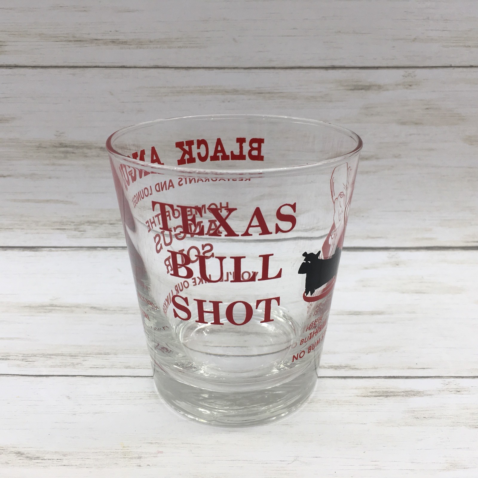 Black Angus Restaurants Home Of The Angus Sour Bar Glass Advertising ...