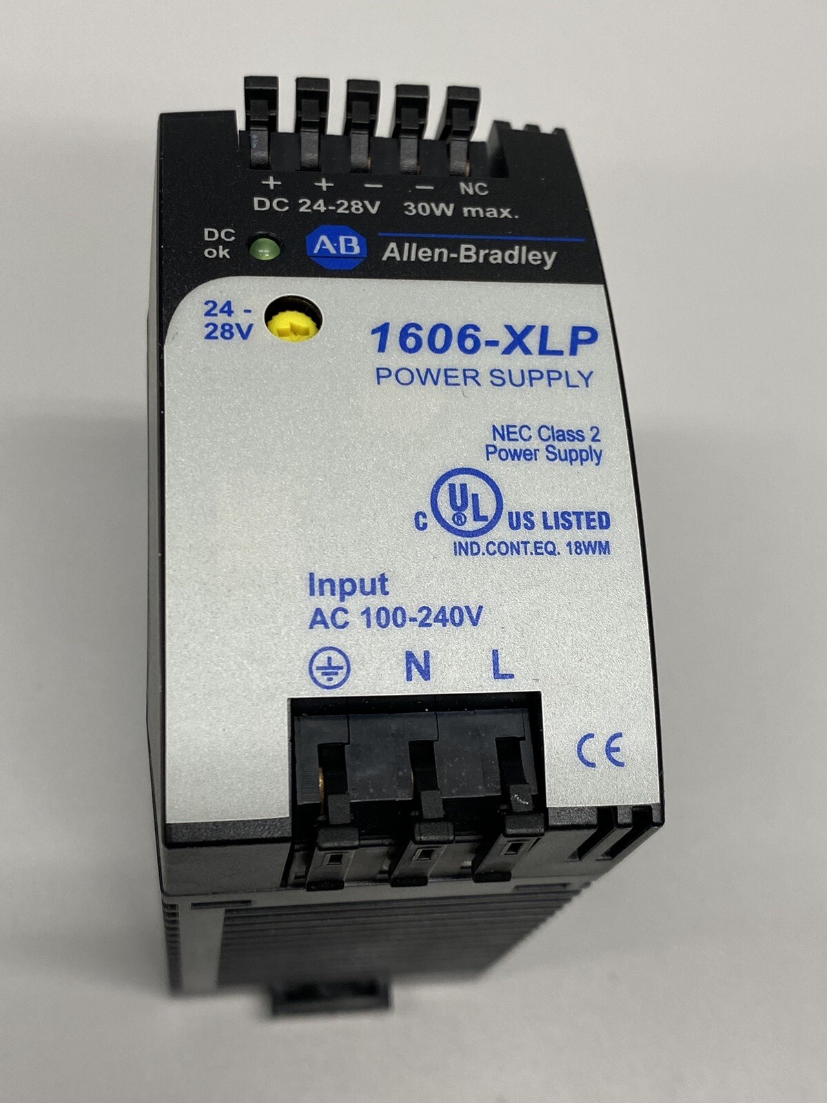 ALLEN-BRADLEY 24-28 VDC Power Supply 1606-XLP30E | eBay