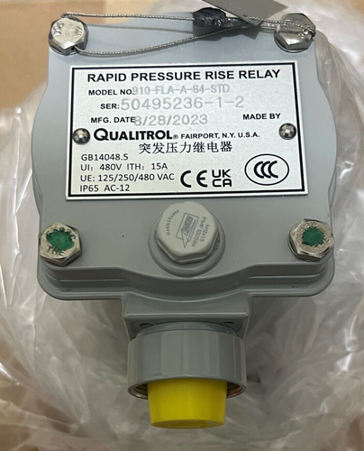 910-FLA-A-84-STD Qualitrol Sudden Pressure Relay Rapid Pressure Rise ...