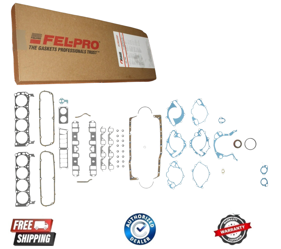 NEW FEL-PRO Fit Ford Small Block 302 5.0L Overhaul Rebuild Gasket Kit ...