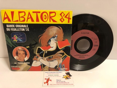 45T BO Albator 84 SP Vinyle Franck Olivier CD Carrere RAG Narcisse X4 ...