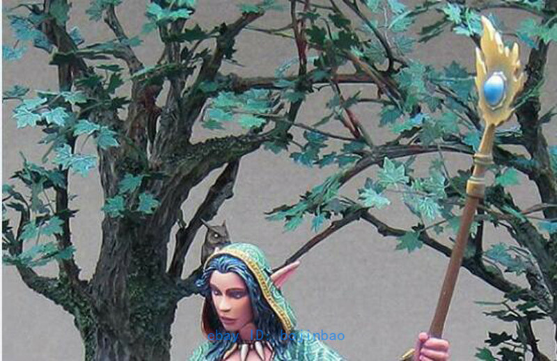 1/24 Scale 75mm Anicent Warrior Female Witch Resin Figure Model Kits ...