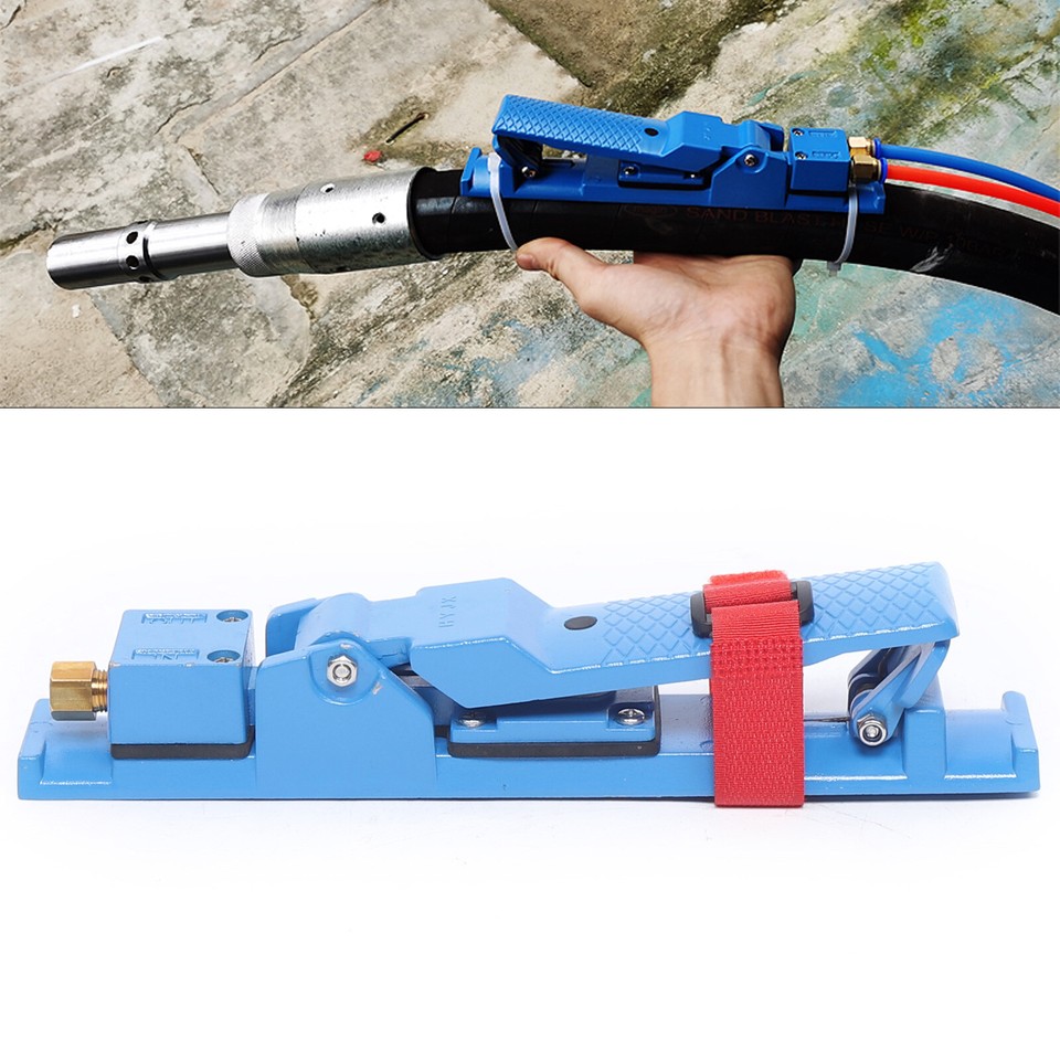 For Sandblaster Aluminum Alloy Pneumatic Handle Deadman Switch Control ...