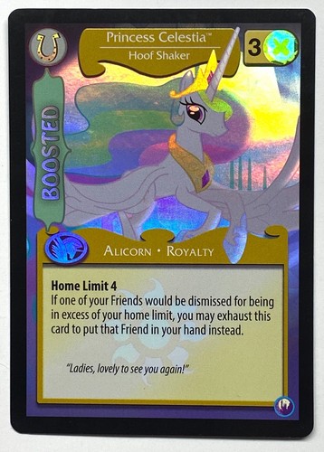 My Little Pony Princess Celestia Hoof Shaker #f4a Foil MLP TCG Trading ...