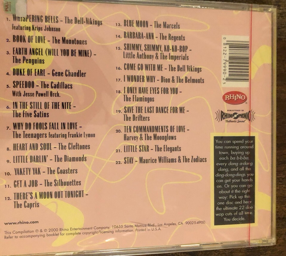 New Millennium CD ~ Doo Wop Party ~ As Seen On TV ~ BRAND NEW/Unopened ...