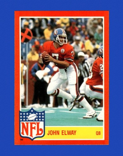 1985 Topps Nfl Star Set-Break # 3 John Elway NM-MT OR BETTER *GMCARDS ...