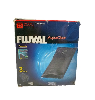 Aquarium, Aquaclear Activated Carbon Filter Inserts (Size 70 - 3 count ...