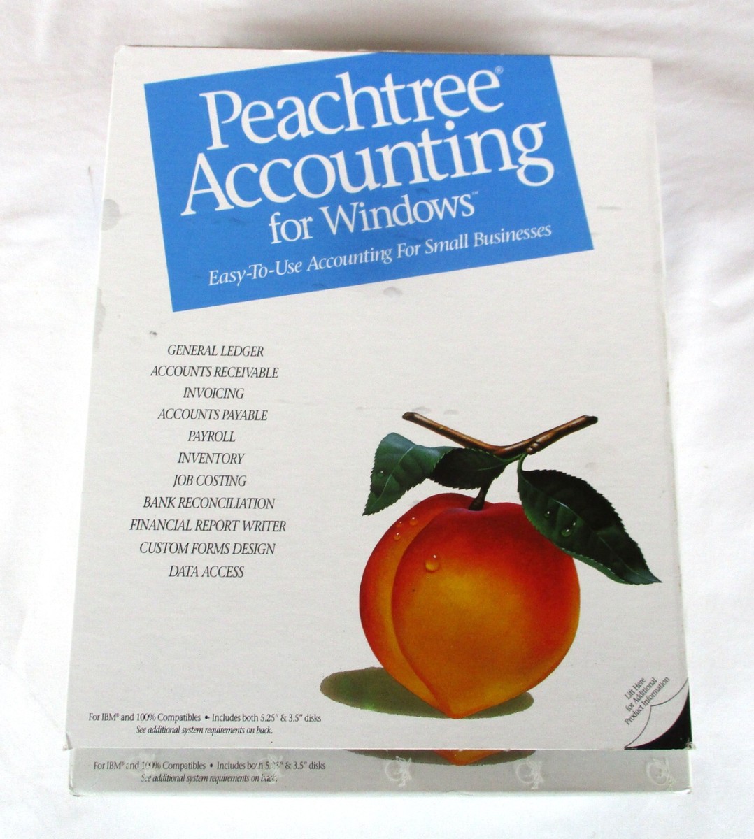 Peachtree Accounting Logo WinWorld: Peachtree Complete Accounting 8.00