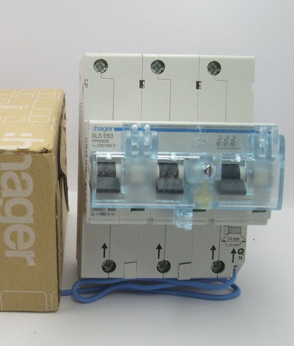 HAGER SLS Schalter HTS/HTN 335 340 350 390 363E 3-pol.Sammelschiene z.B ...