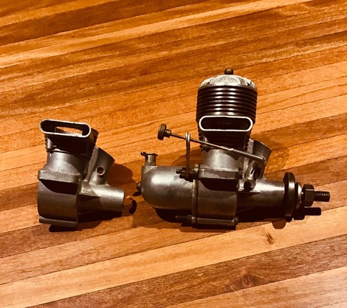 Vintage FROG 500 , model aeroplane, airplane engine. Circa 1950 + NOS ...