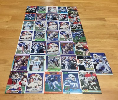 JON HAND LOT OF 36 FOOTBALL CARDS INDIANAPOLIS COLTS DEFENSIVE END ...