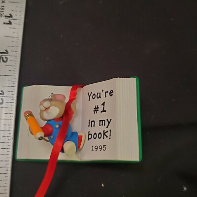 Hallmark Keepsake Ornament Number One Teacher | eBay