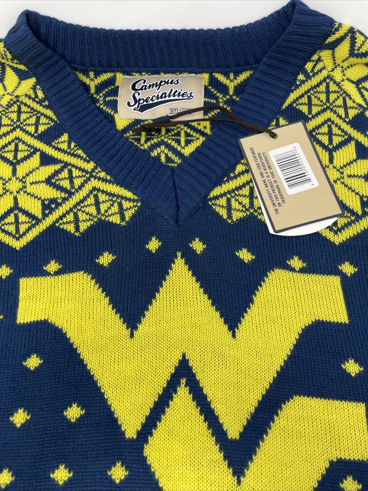 Campus Specialties West Virginia University WVU Ugly Christmas Sweater ...